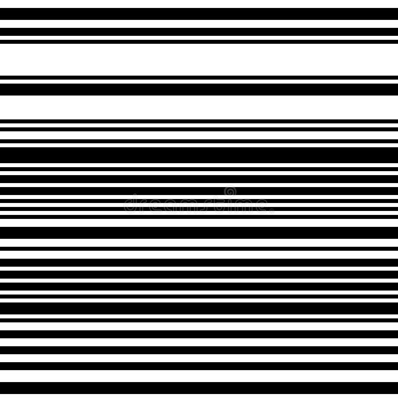 Pattern with Black and White Horizontal Lines 8332, Modern Stylish ...