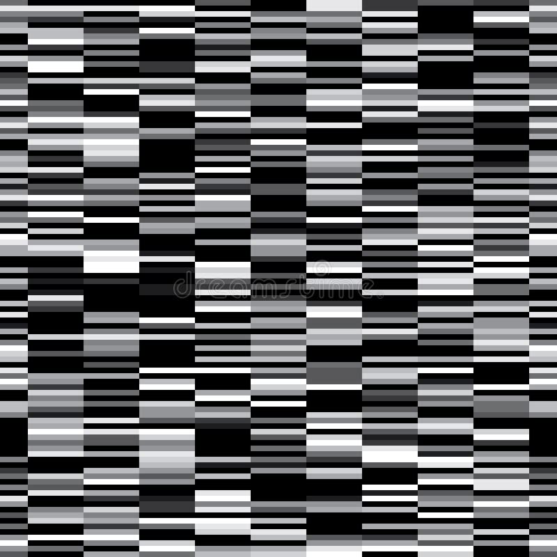 Pattern with Black and White Horizontal Lines, Modern Stylish Image ...