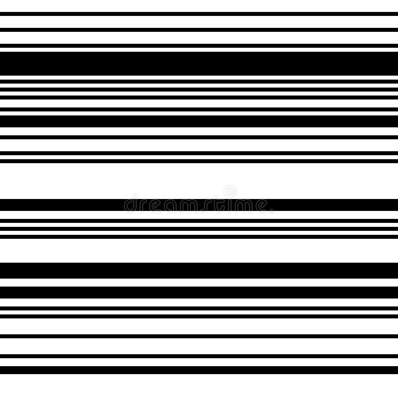 Pattern with Black and White Lines Stock Vector - Illustration of ...