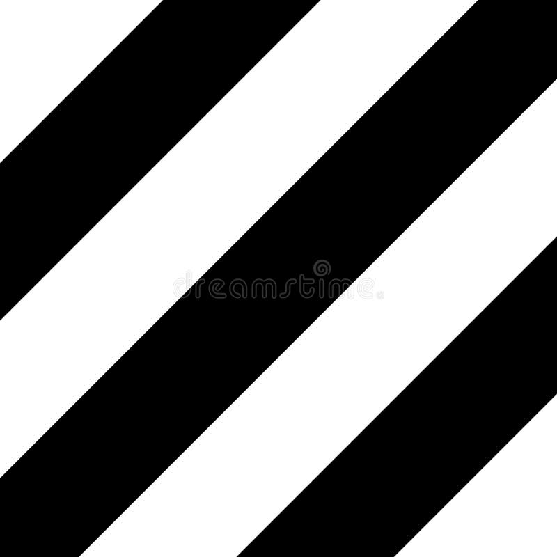 Pattern Black and White Slanting Strips Stock Vector - Illustration of ...