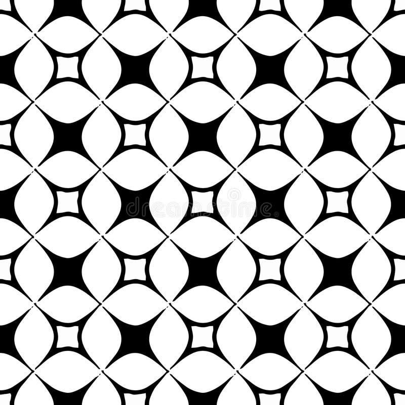The Pattern of Black and White Stylized Squares Stock Vector ...
