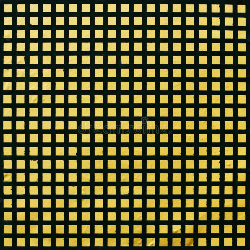 Pattern of Black-yellow Grate on a Wall Surface. Stock Illustration ...