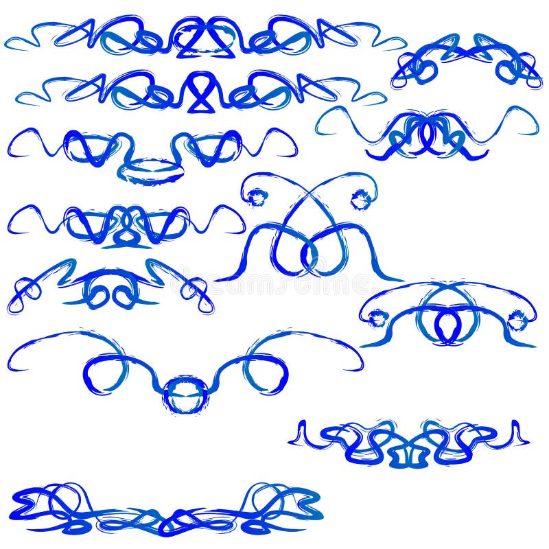 Pattern blue stock vector. Illustration of decoration - 77936932