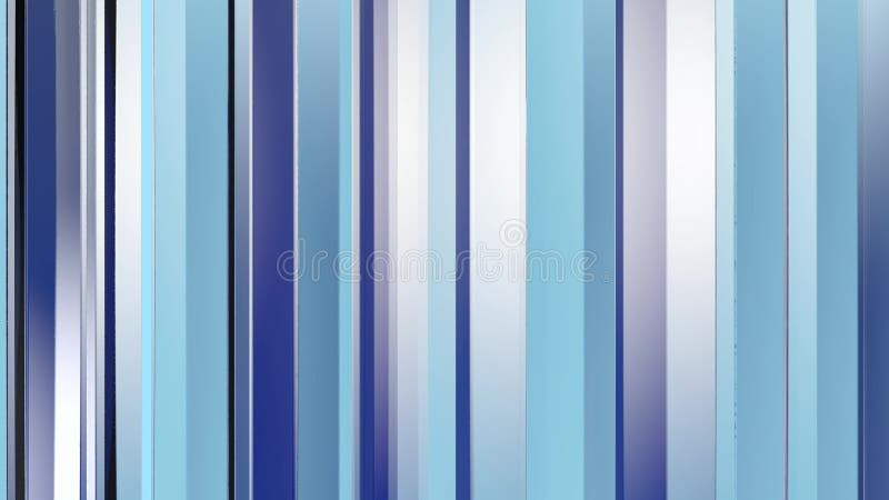 Pattern of Blue Color Strips Prisms. Abstract Background. 3D Rendering ...