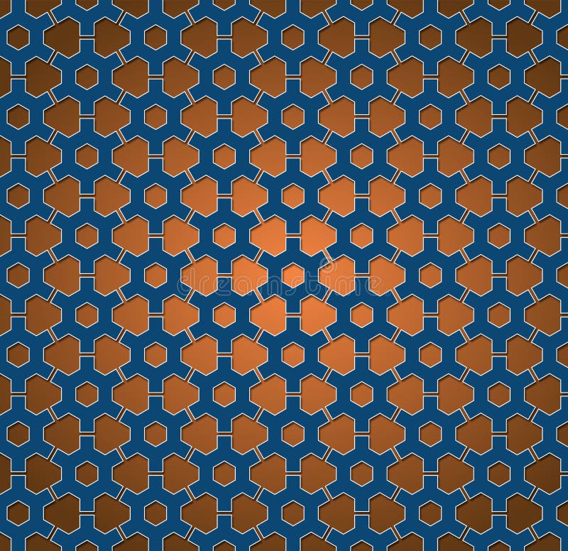 Pattern Blue and Orange Gear Wheels Stock Illustration - Illustration ...