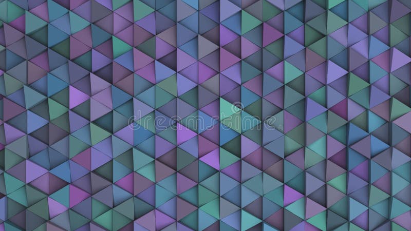 Pattern of Blue-purple Triangle Prisms Stock Illustration ...