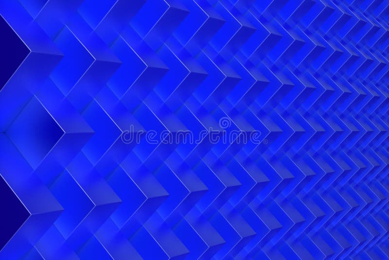 Pattern with Blue Rectangular Shapes Stock Illustration - Illustration ...