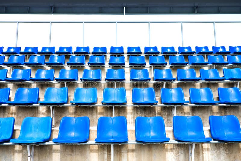 Pattern of Seats at the Sport Stadium Stock Photo - Image of outdoor ...