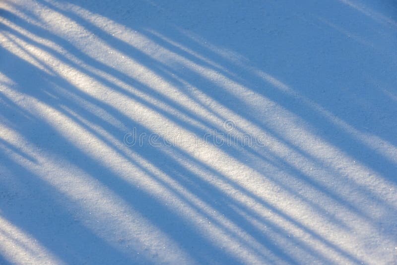 Blue shadows on the snow stock photo. Image of winter - 136724846