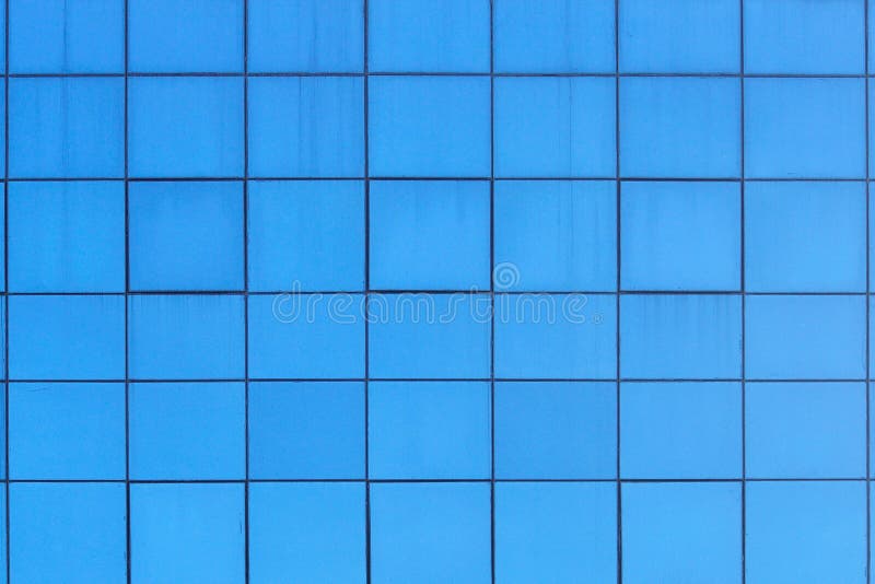 Pattern of Blue Square Windows. Stock Photo - Image of blue, buildings ...