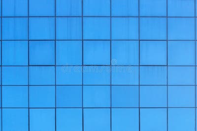 Pattern of Blue Square Windows. Stock Photo - Image of blue, buildings ...