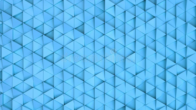 Pattern of Blue Triangle Prisms Stock Illustration - Illustration of ...