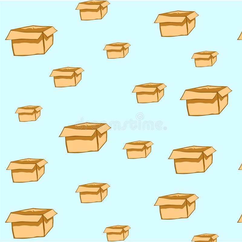 Pattern with boxes stock illustration. Illustration of craft - 112825907