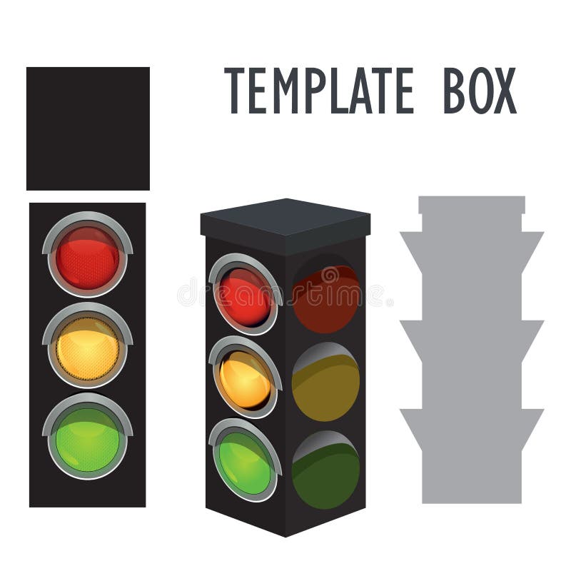 Pattern Boxes Made of Paper Stock Illustration - Illustration of ...