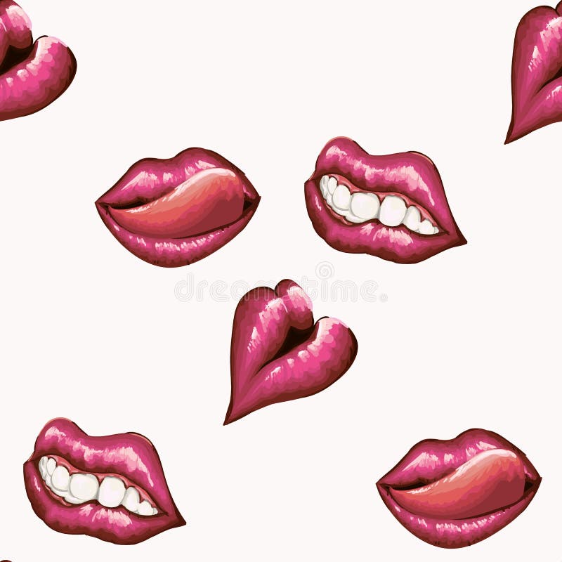 Biting Lip Stock Illustrations – 358 Biting Lip Stock Illustrations ...