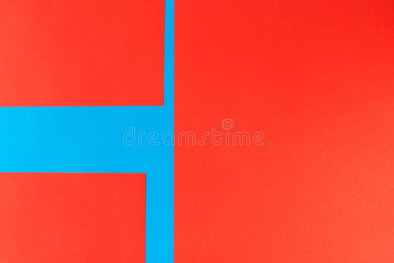 Pattern of Bright Red and Blue Pieces of Paper Stock Photo - Image of ...