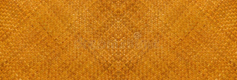 Pattern Brown Woven Reed Mat Texture Background Basketry Crafted ...