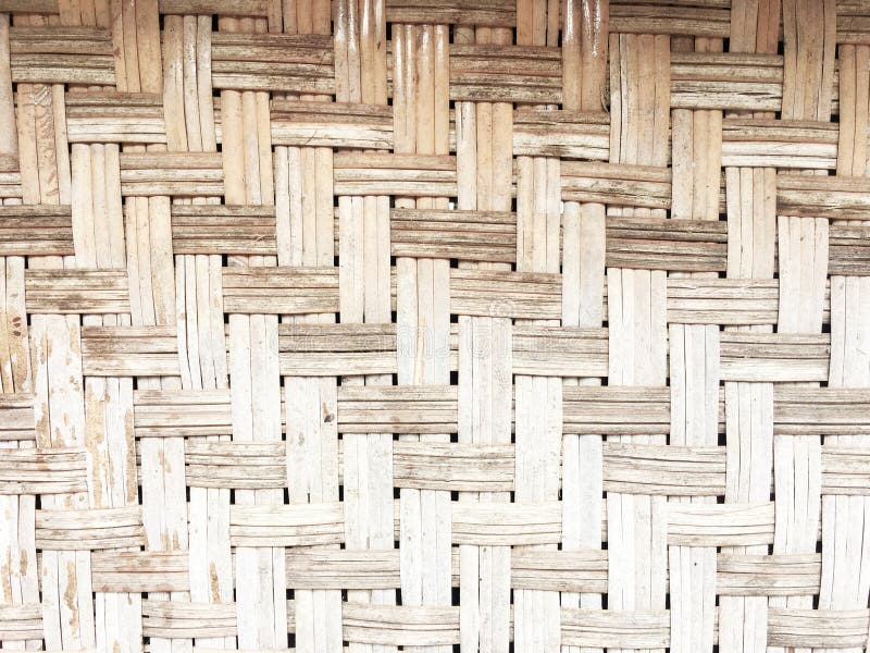 Pattern of Brown Woven Reed Mat Texture Background, Basketry Crafted by ...