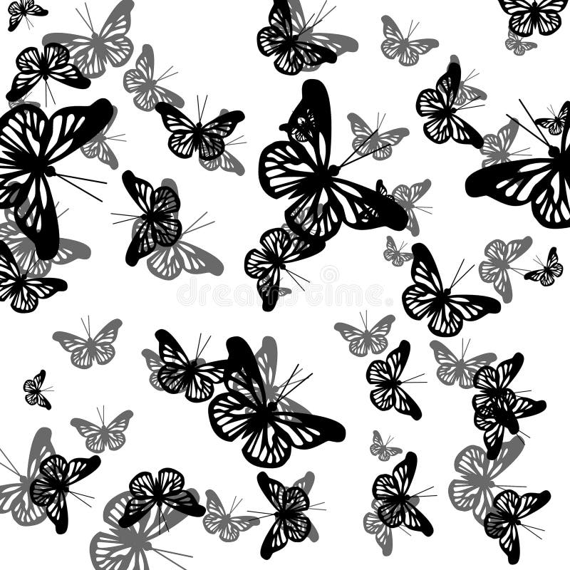 Color Butterflies Isolated Grey Stock Illustrations – 77 Color ...