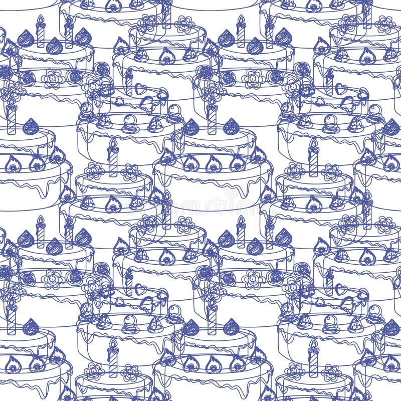 Pattern Cakes in the Contour. Cakes with Minimal Decorations, on a ...