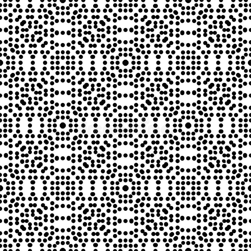 Dot and Leaf Seamless Pattern in White Background Stock Vector ...