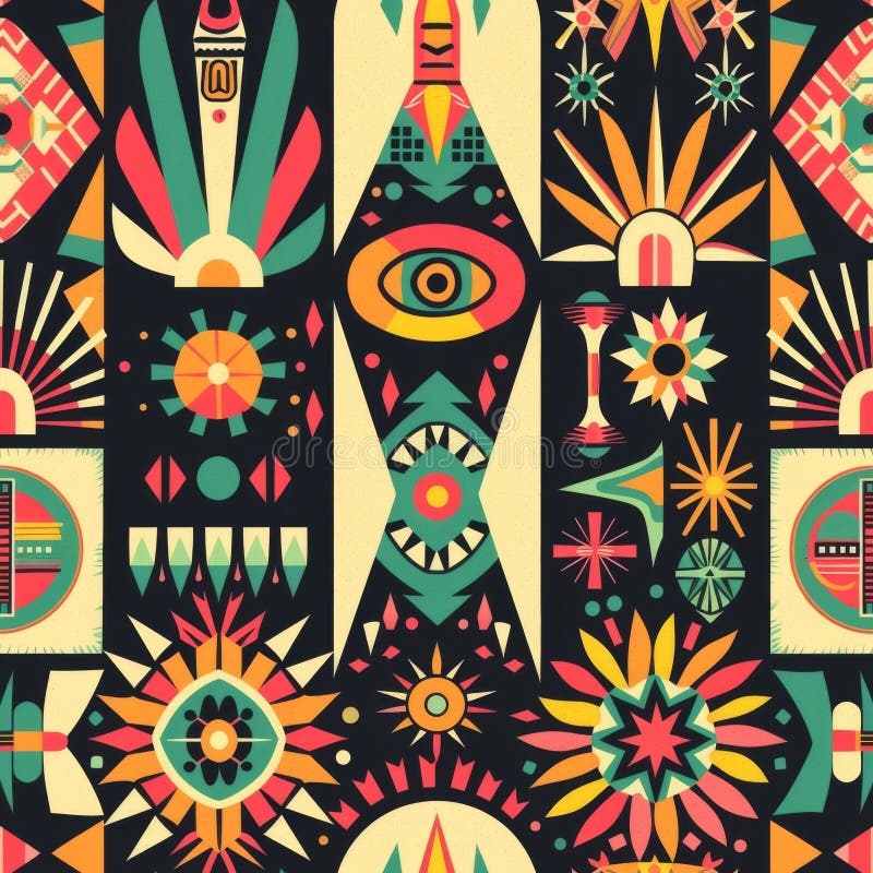 This Pattern Captures the Essence of Latin America through a Vibrant ...