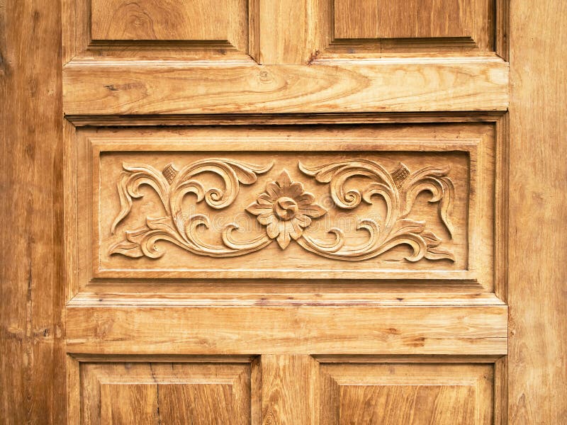 Pattern carved door stock photo. Image of front, architecture - 18297684