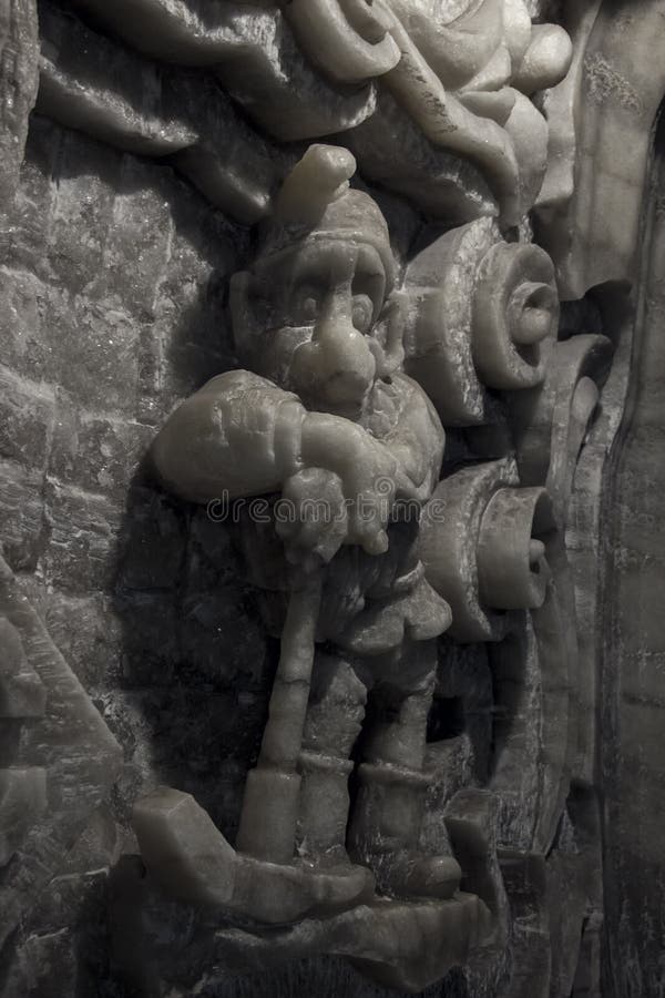 Pattern Carved from Rock Salt Editorial Photo - Image of statue ...