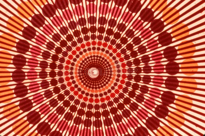 Pattern of Circles and Radiating Lines Stock Illustration ...