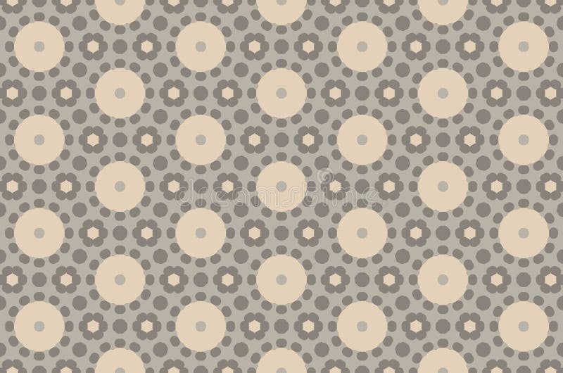 A Pattern of Circles in Various Sizes and Colors Stock Illustration ...