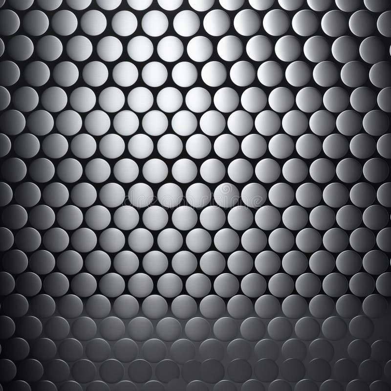 Pattern of Circular Indentations 3D Effect Light Perforated Metal ...