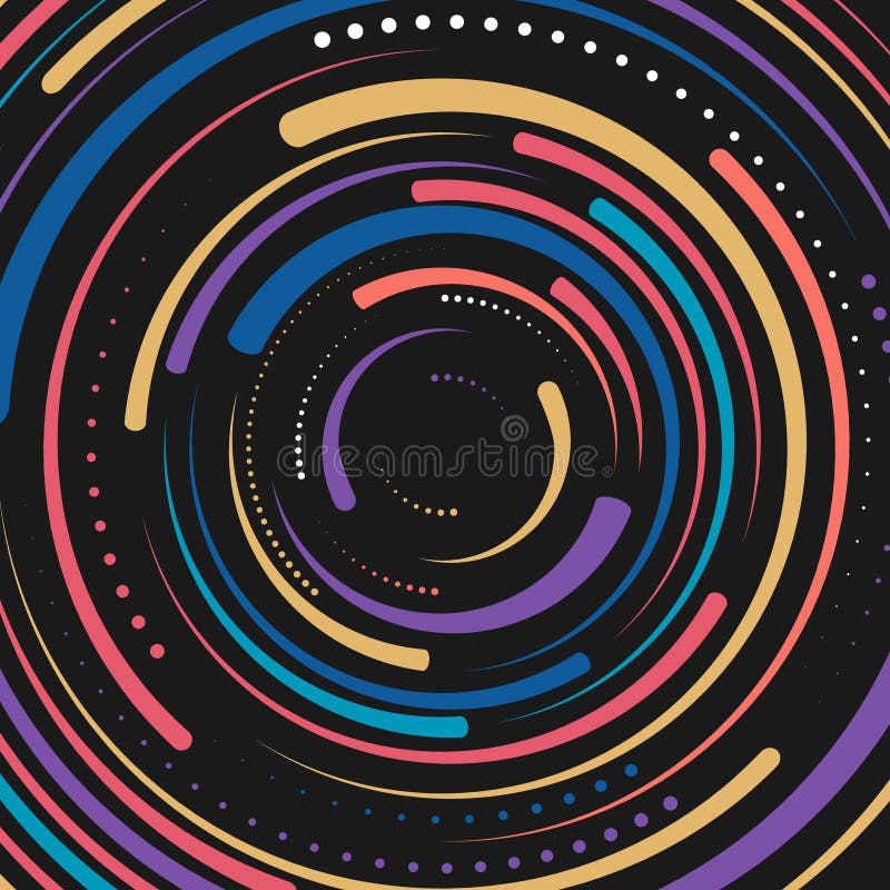 A Pattern of Circular Lines. Background for Book Design, Brochure ...