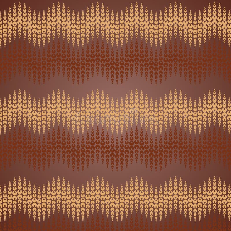 The Pattern of Circular Patterns in Yellow Colours To Decorate Stock ...