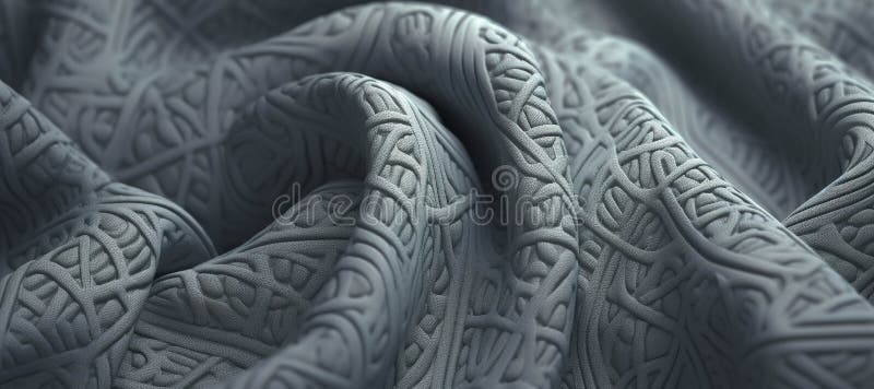 Pattern Cloth Texture Waves Motif Background Stock Illustration ...