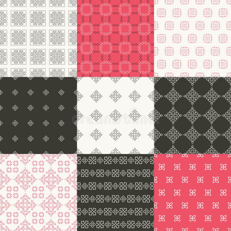 Pattern Collection stock vector. Illustration of black - 56180829