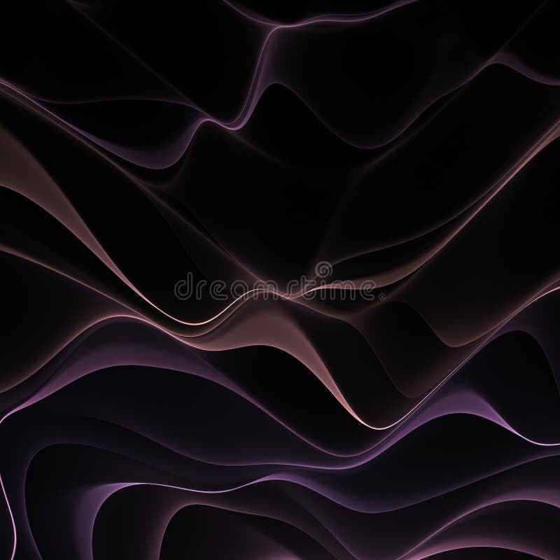 Pattern of Color Fractal Waves Stock Illustration - Illustration of ...