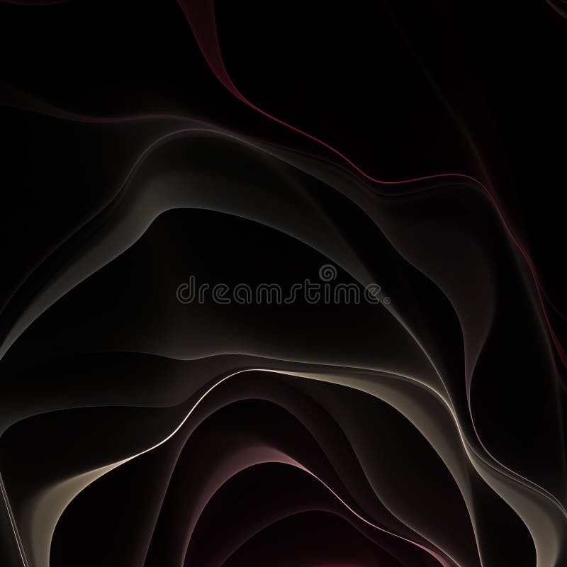 Pattern of Color Fractal Waves Stock Illustration - Illustration of ...