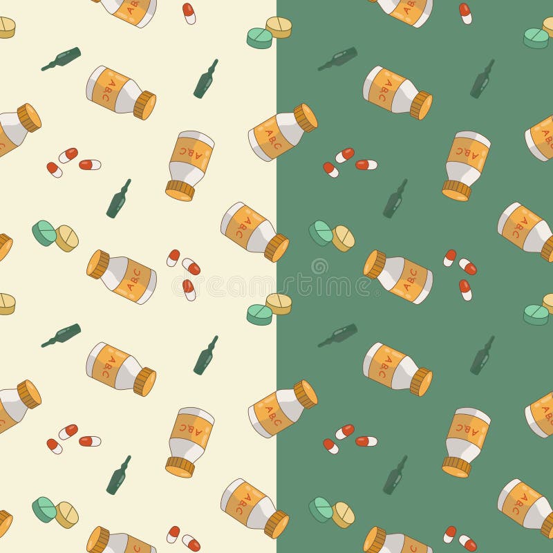 Pattern Color in the Medical Direction Using Yellow and Green, with ...