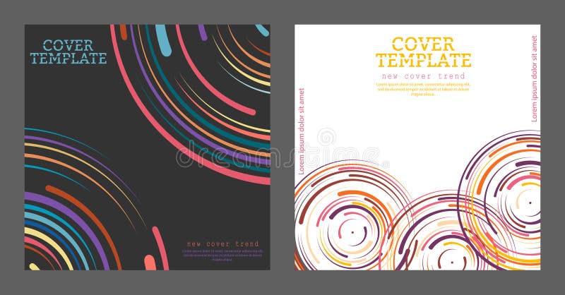 The Pattern of a Colored Circle. a Template for a Cover, Poster, Book ...