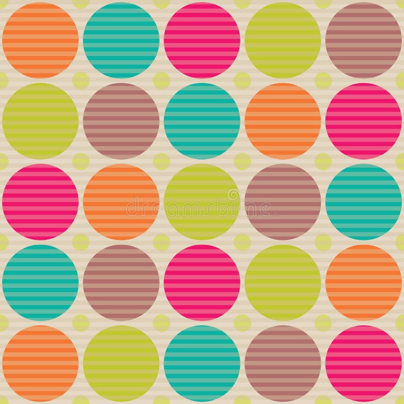 Pattern of colored circles stock vector. Illustration of gifts - 68594673