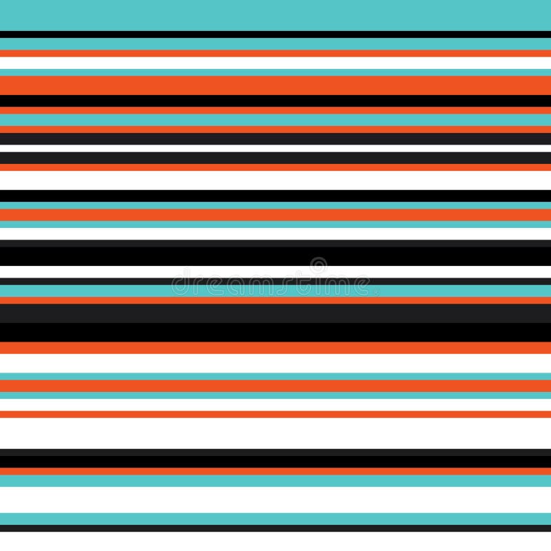 Pattern with Colored Horizontal Lines, Modern Stylish Image. Stock ...