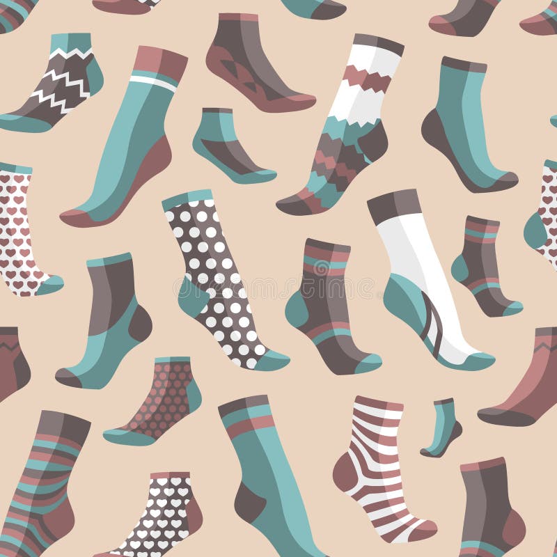 Socks stock vector. Illustration of models, pattern, ornate - 36242462