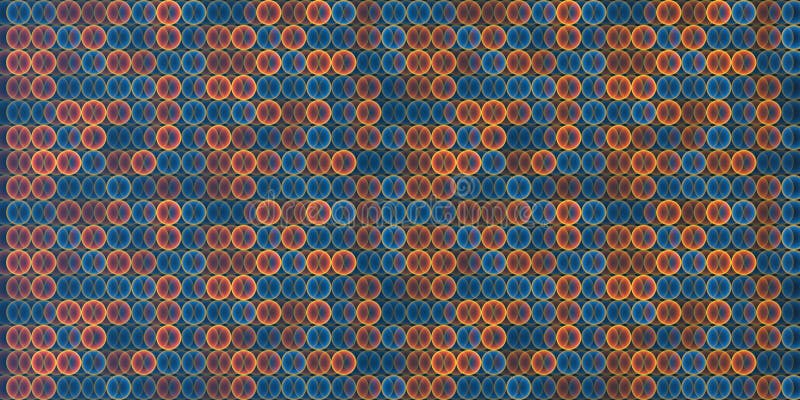 Pattern of Colorful Abstract Brown and Blue Bubbles on a Dark ...
