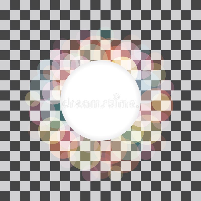 Pattern with Colorful Translucent Circles Stock Vector - Illustration ...