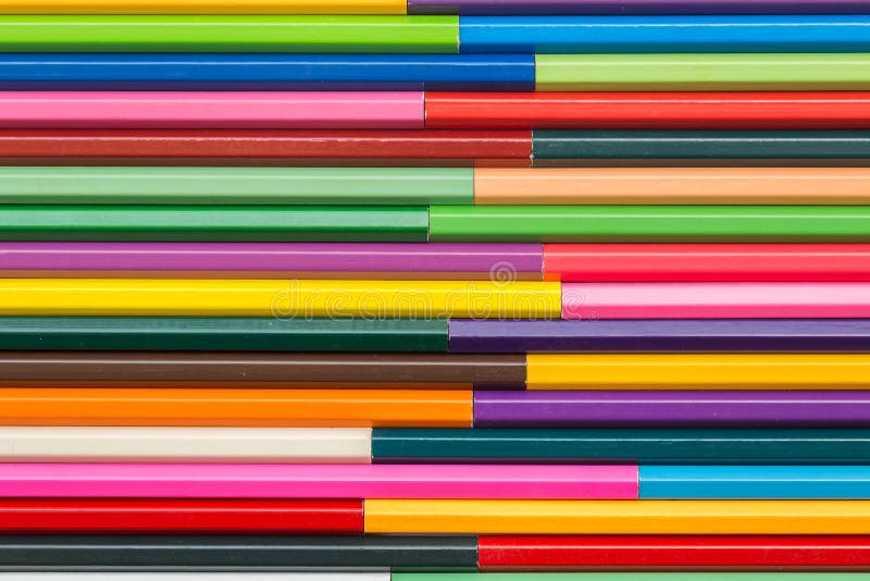 Pattern Colour Pencils Texture and Background Stock Image - Image of ...