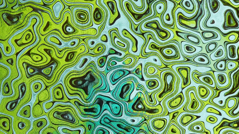 A Pattern Made of Irregular Curves that Looks Like a Wetland ...