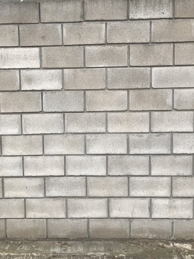 Pattern of a Concrete Block Wall Stock Photo - Image of modern ...