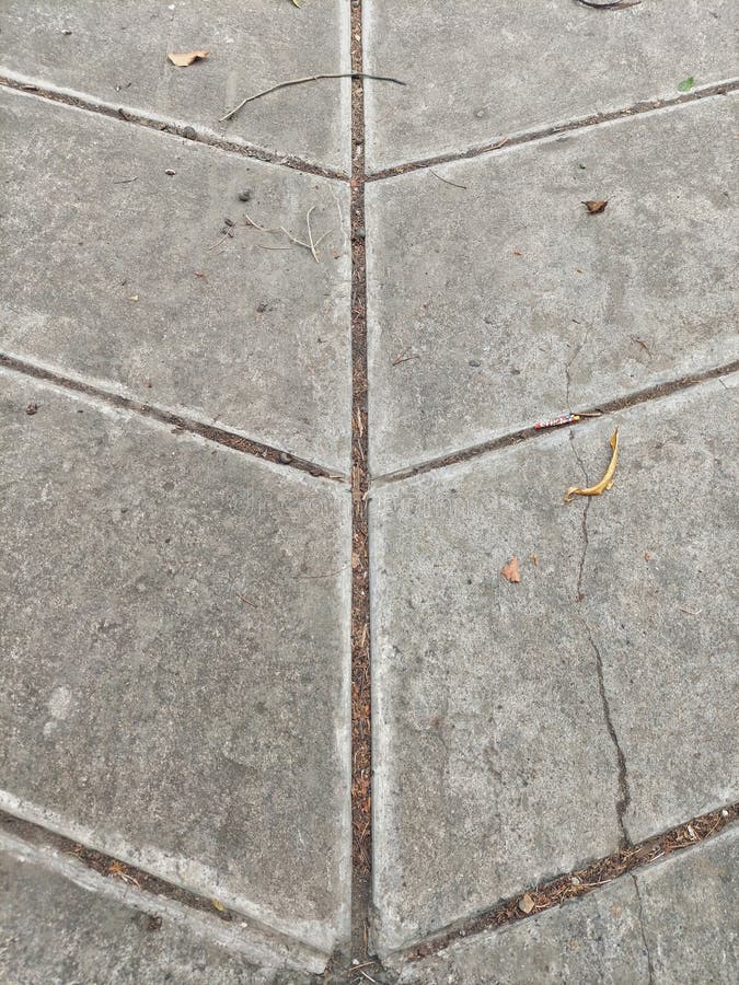 A Pattern of Concrete Pavement in the Park, Creates a Good Abstract ...