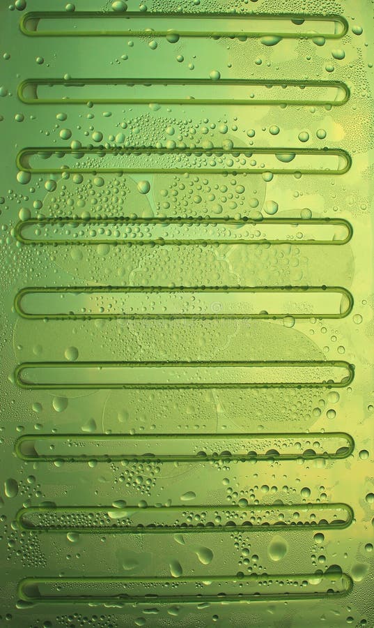 Drops of Condensation on the Polythene Surface Detailed Stock Photo ...