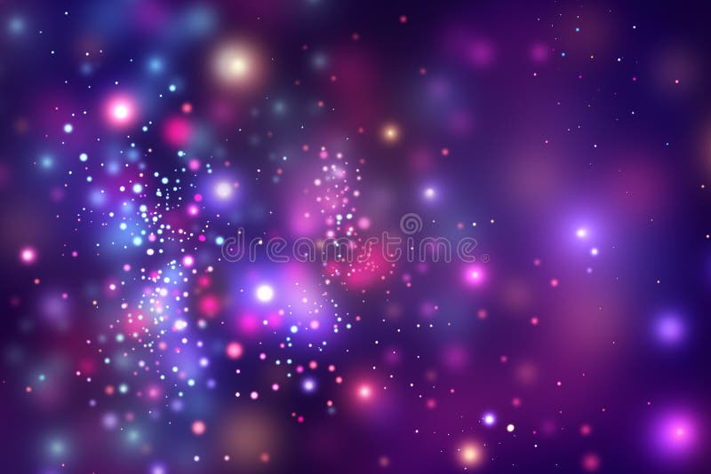 A Pattern with Digital Sparkling Elements Stock Illustration ...